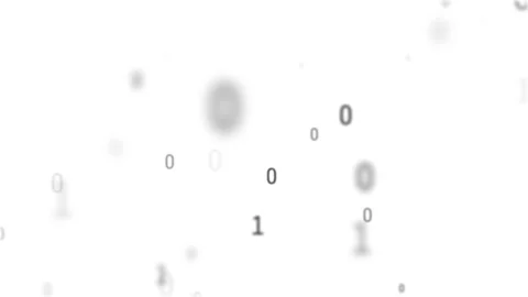 01 or binary numbers on the computer scr... | Stock Video | Pond5