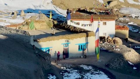 02-20-24, Spiti, Hikkim, HP; Hikkim's Tr... | Stock Video | Pond5