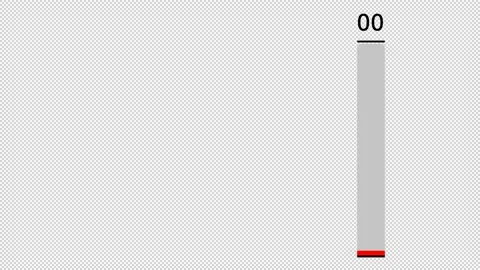 60 Second Countdown Transparent Background Stock Footage ~ Royalty Free ...