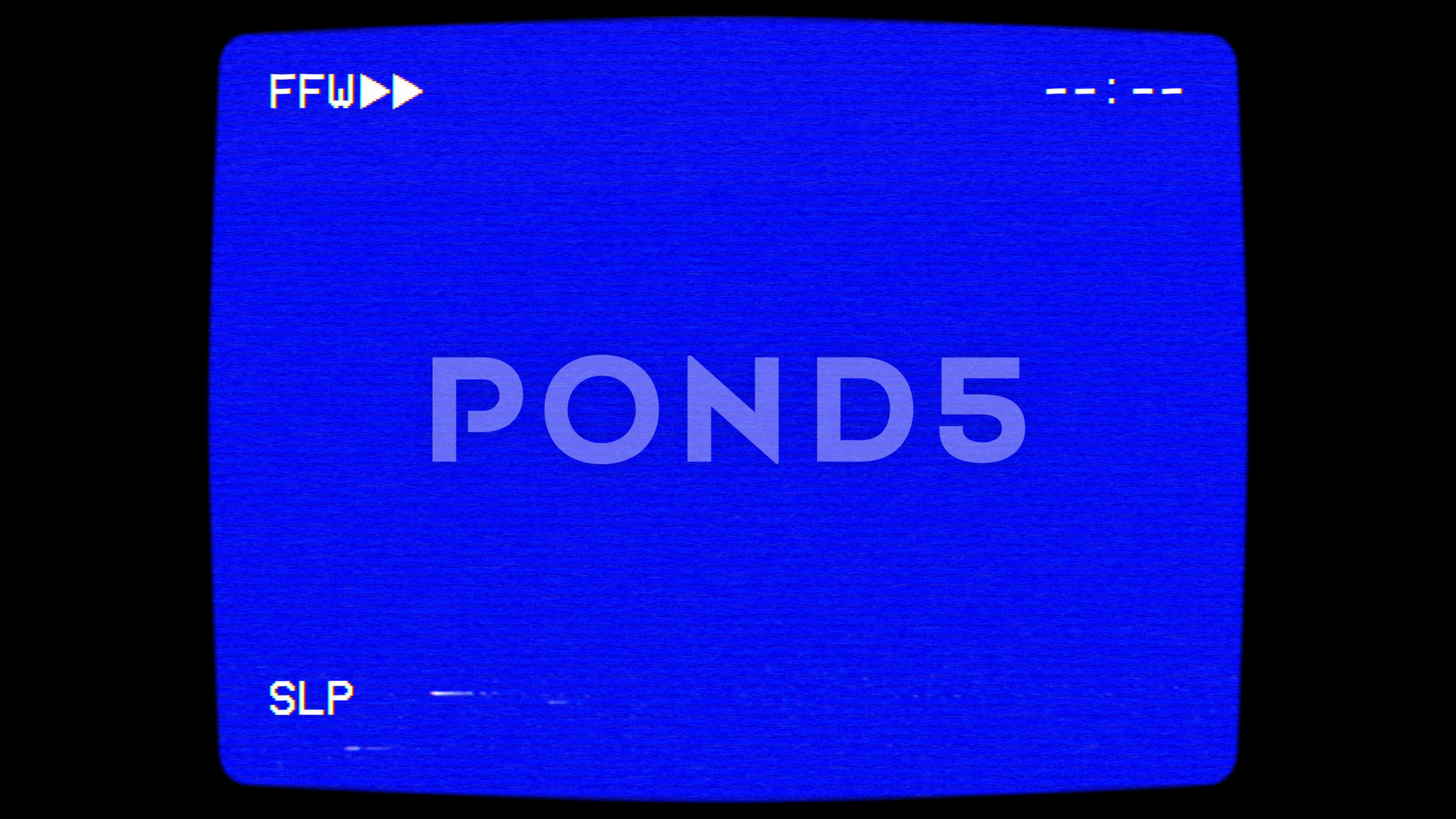 Vhs Blue Screen Stop