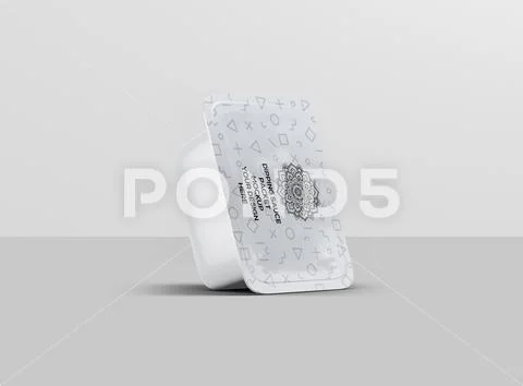 PSD Template: 06 Dipping Sauce Packet Mock-Up #283812363