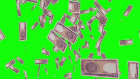 1 BANGLADESHI TAKA notes falling Green s... | Stock Video | Pond5