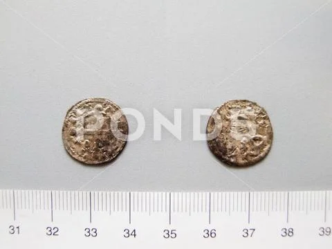 1 Dinero of Alfonso IX, King of Leon from Leon. Ruler: Alfonso IX, King ...