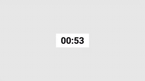 1 minute circle countdown timer animatio... | Stock Video | Pond5