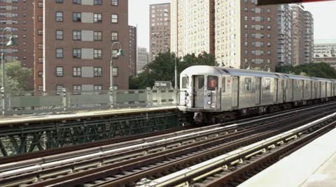 Elevated Subway Train Harlem Stock Videos – Royalty-Free HD & 4K Videos ...