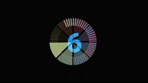 10 countdown animation 10 to 0. animatio... | Stock Video | Pond5
