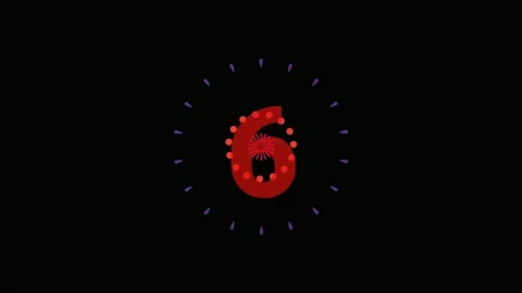 10 countdown animation 10 to 0. animatio... | Stock Video | Pond5