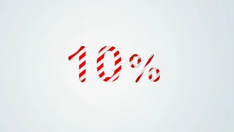 10 percent background animation | Stock Video | Pond5