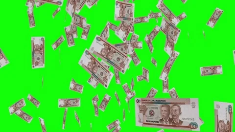 10 PHILIPPINE PESO notes falling Green s... | Stock Video | Pond5