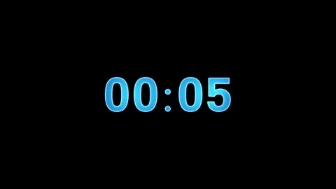 10 Sec Countdown Timer Animation Digital... | Stock Video | Pond5
