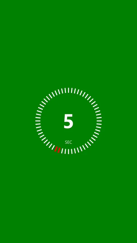 10 Second Countdown Timer Animated Verti... | Stock Video | Pond5