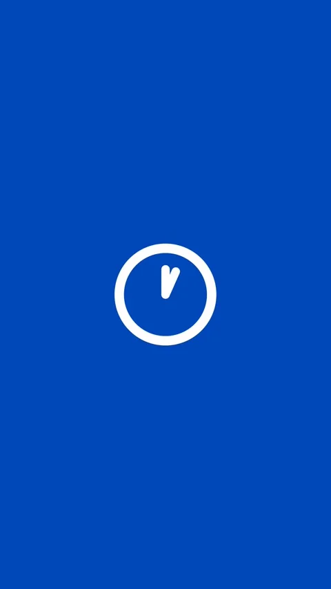 10 Second Countdown Timer Vertical Blue ... | Stock Video | Pond5
