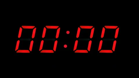 10 Second Digital Countdown Zoom | Stock Video | Pond5
