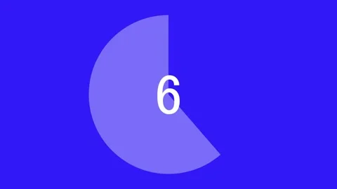 10 seconds countdown timer animation mot... | Stock Video | Pond5