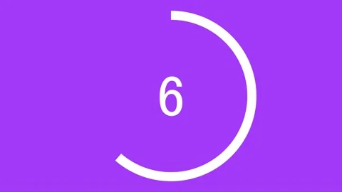 10 seconds countdown timer animation mot... | Stock Video | Pond5
