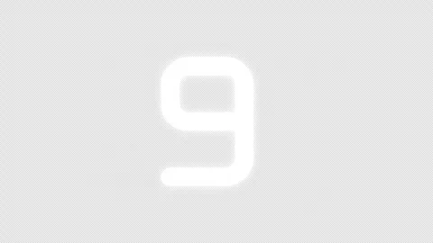 10 seconds countdown timer with glitch e... | Stock Video | Pond5