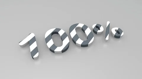 100 percent background animation | Stock Video | Pond5