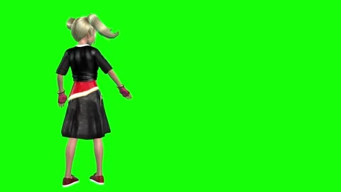 Two Girl Cartoon Stock Videos – Royalty-Free HD & 4K Videos | Pond5