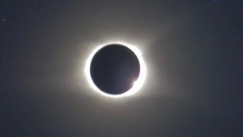 1080 crop of a total solar eclipse. | Stock Video | Pond5