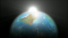 Slow Rotating Earth Animation