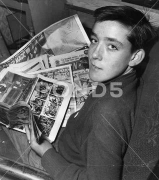 12 Year Old David Whitlock Reading His Comic He Gets Sweets And Comic's ...