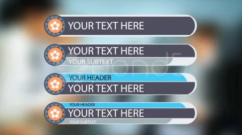 14 Circle Lower-Third folder ~ After Effects #41075487