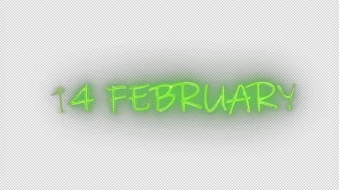 February In Neon Stock Videos – Royalty-Free HD & 4K Videos