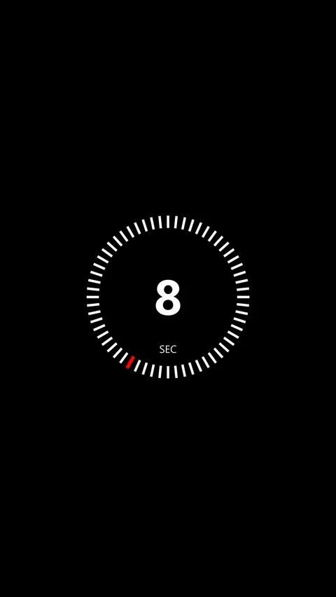 15 Second Countdown Timer Animated Verti... | Stock Video | Pond5