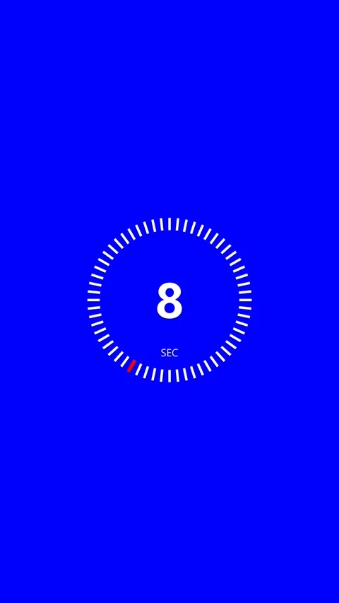 15 Second Countdown Timer Animated Verti... | Stock Video | Pond5