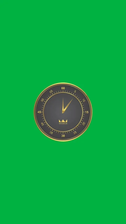 15 Second Countdown Timer Clock Vertical... | Stock Video | Pond5