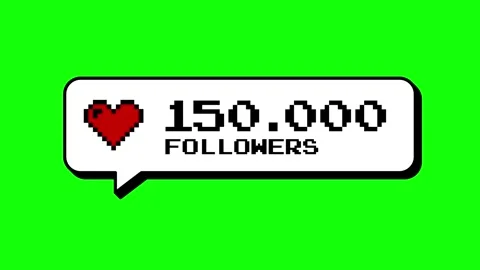 150 K followers thank you badge comment ... | Stock Video | Pond5