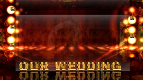 155 3d animated wedding invitation with ... | Stock Video | Pond5