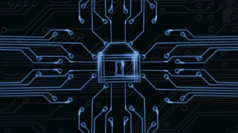 1657 Cyber Security Color Change, 4K | Stock Video | Pond5