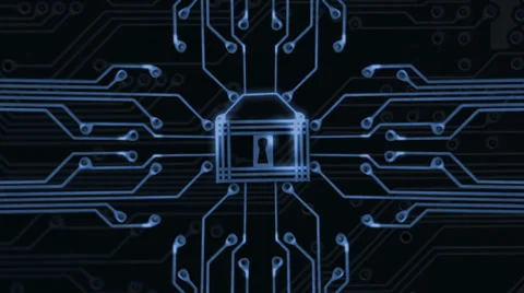 1658 Cyber Security Color Change, HD | Stock Video | Pond5