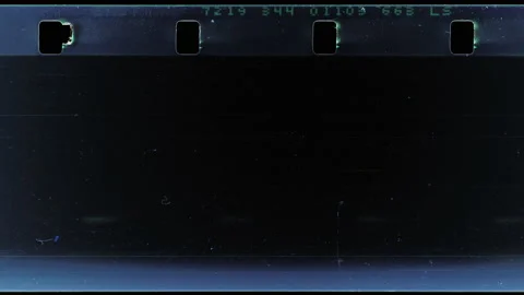 16mm Film Strip Overlay With Grain And S... | Stock Video | Pond5
