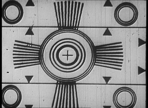 16MM FILM TEST PATTERN AND COUNTDOWN / L... | Stock Video | Pond5