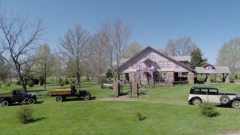 1800's Midwest Home, Mansion, Farm house... | Stock Video | Pond5