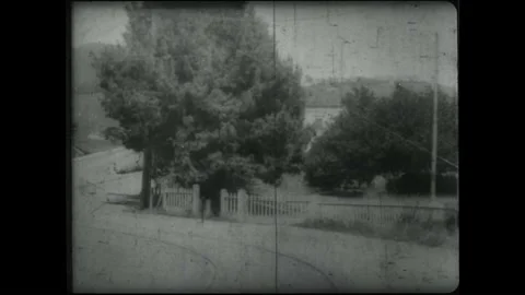 1900s: View from the front of a trolley ... | Stock Video | Pond5