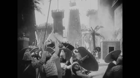 1916 - In this silent film, a woman is a... | Stock Video | Pond5