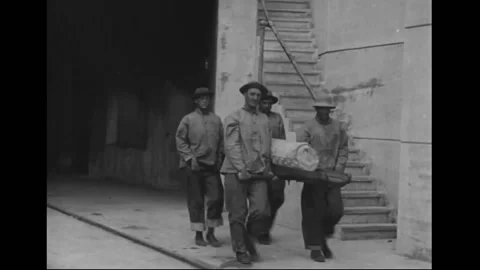 1918 World War 1 - Soldiers are carrying... | Stock Video | Pond5