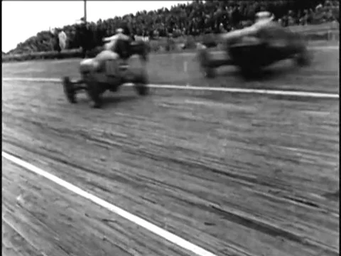 1920- Gaston Chevrolet races and has a f... | Stock Video | Pond5