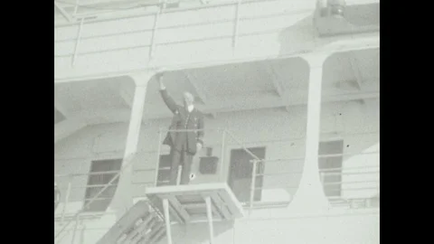 Waving Goodbye Vintage Stock Footage ~ Royalty Free Stock Videos | Pond5