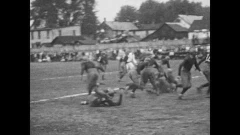 1920S Football Stock Footage ~ Royalty Free Stock Videos | Pond5