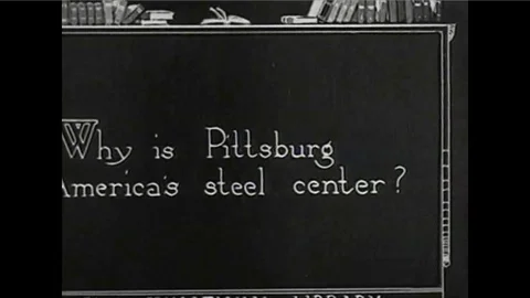 1920s steel industry. | Stock Video | Pond5