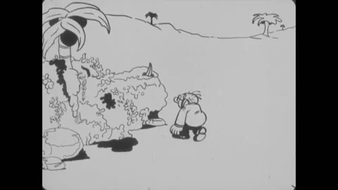 1923 - In this animated film, Colonel He... | Stock Video | Pond5