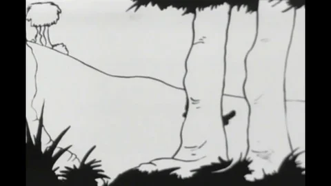 1924 - In this animated film, Felix the ... | Stock Video | Pond5
