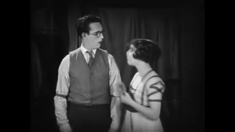 1924 - in this silent comedy, a woman as... | Stock Video | Pond5