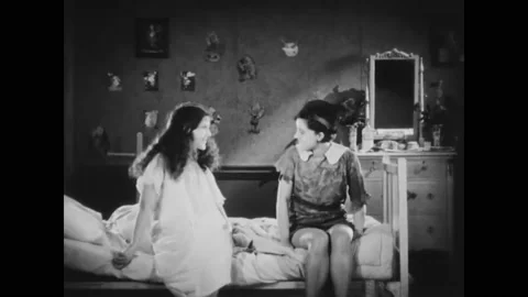 1924 - In this silent film, Peter Pan is... | Stock Video | Pond5
