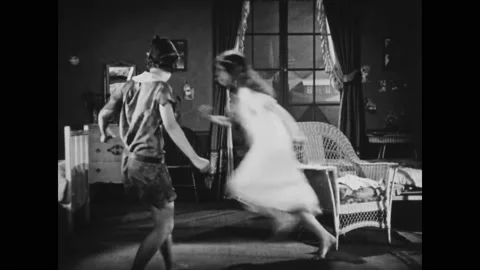 1924 - In this silent film, Peter Pan is... | Stock Video | Pond5