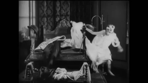 1924 - In this silent romantic comedy fi... | Stock Video | Pond5